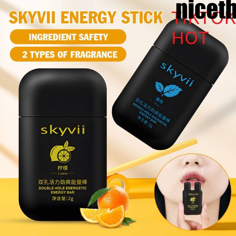 Niceth Skyvii คลีนซิ่งสมุนไพรกล่อง Essential Double Hole Energy Bar ...