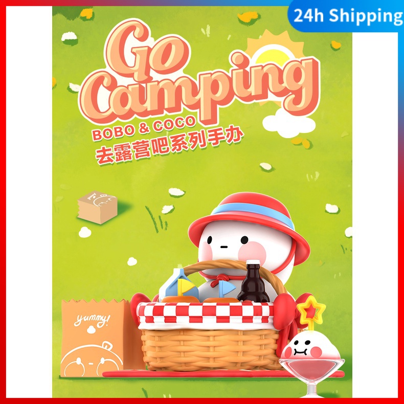 [เวอร์ชั่นของแท้] Popmart BOBO & COCO Go Camping Bar Series POPMART ...