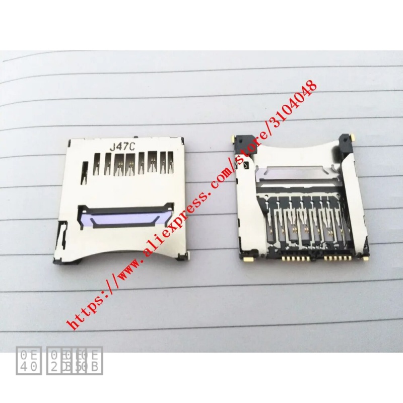 AC 1PCS NEW SD memory card slot repair parts for Panasonic DMC-GX80 ...