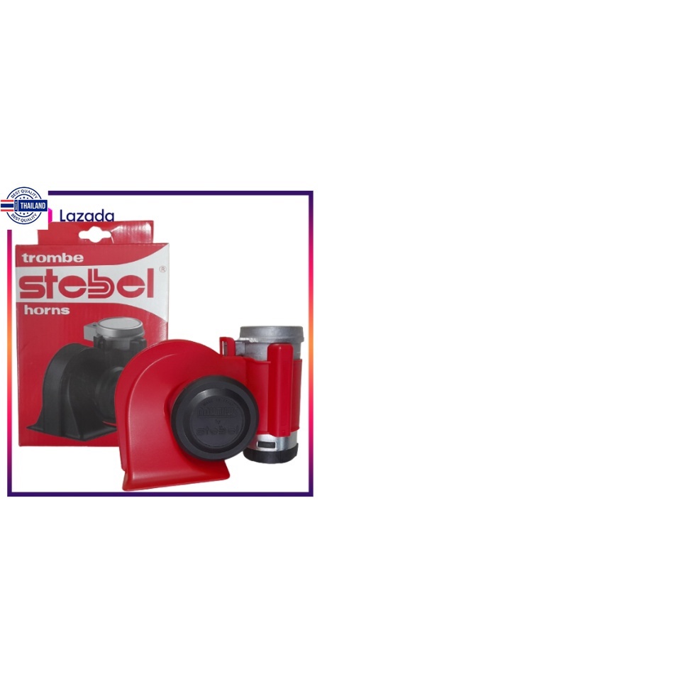 STEBEL แตร แตรลม แตรลมไฟฟ้า 2 ปาก HORNS แตร แตรหอยโข่ง แตรหอยโข่งไฟฟ้า 2 ปาก TROMBE STEBEL HORNS ...