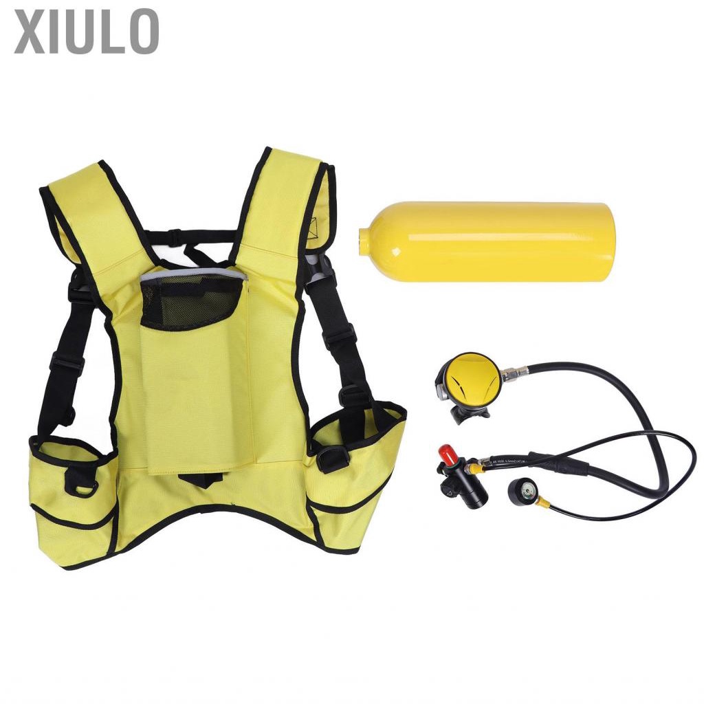 Xiulo 2L Diving Tank with Backpack Small Portable Scuba Rebreather Gear ...