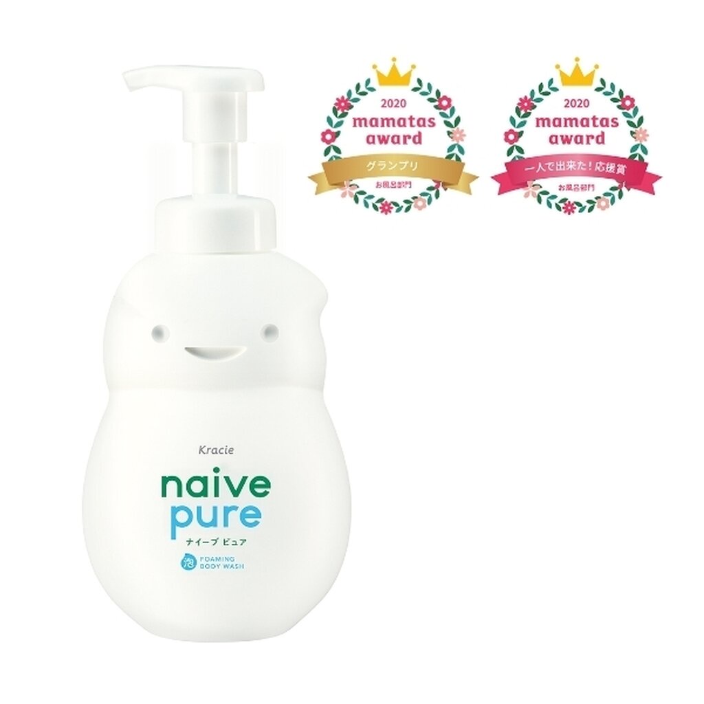 ครีมอาบน้ำแบบเด็กใช้ได้ผู้ใหญ่ใช้ดี kracie naive pure foaming body wash 500 ml | Shopee Thailand