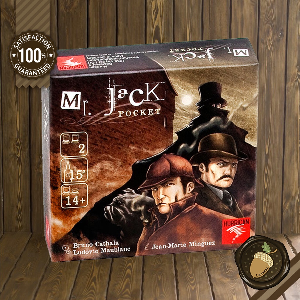 Mr. Jack Pocket บอร์ดเกมแท้ คู่มือภาษาอังกฤษ | Shopee Thailand