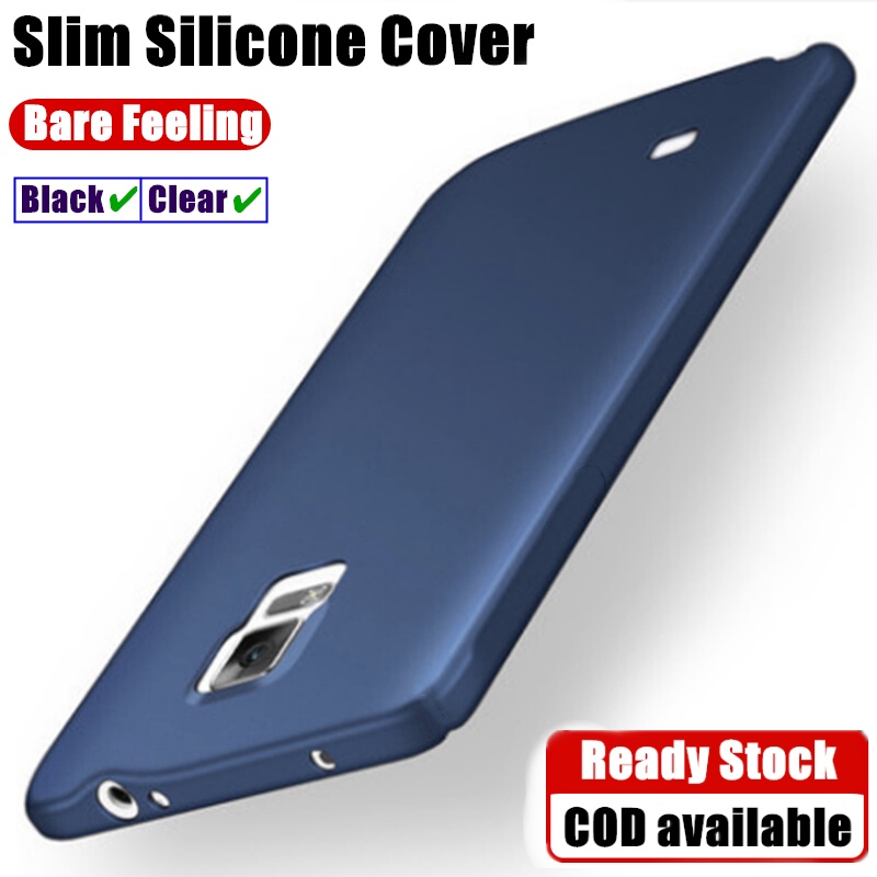 เคสซิลิโคน TPU เนื้อแมตต์ ยืดหยุ่น ป้องกันลายนิ้วมือ สําหรับ Samsung Galaxy Note 4 5.7 นิ้ว SM ...