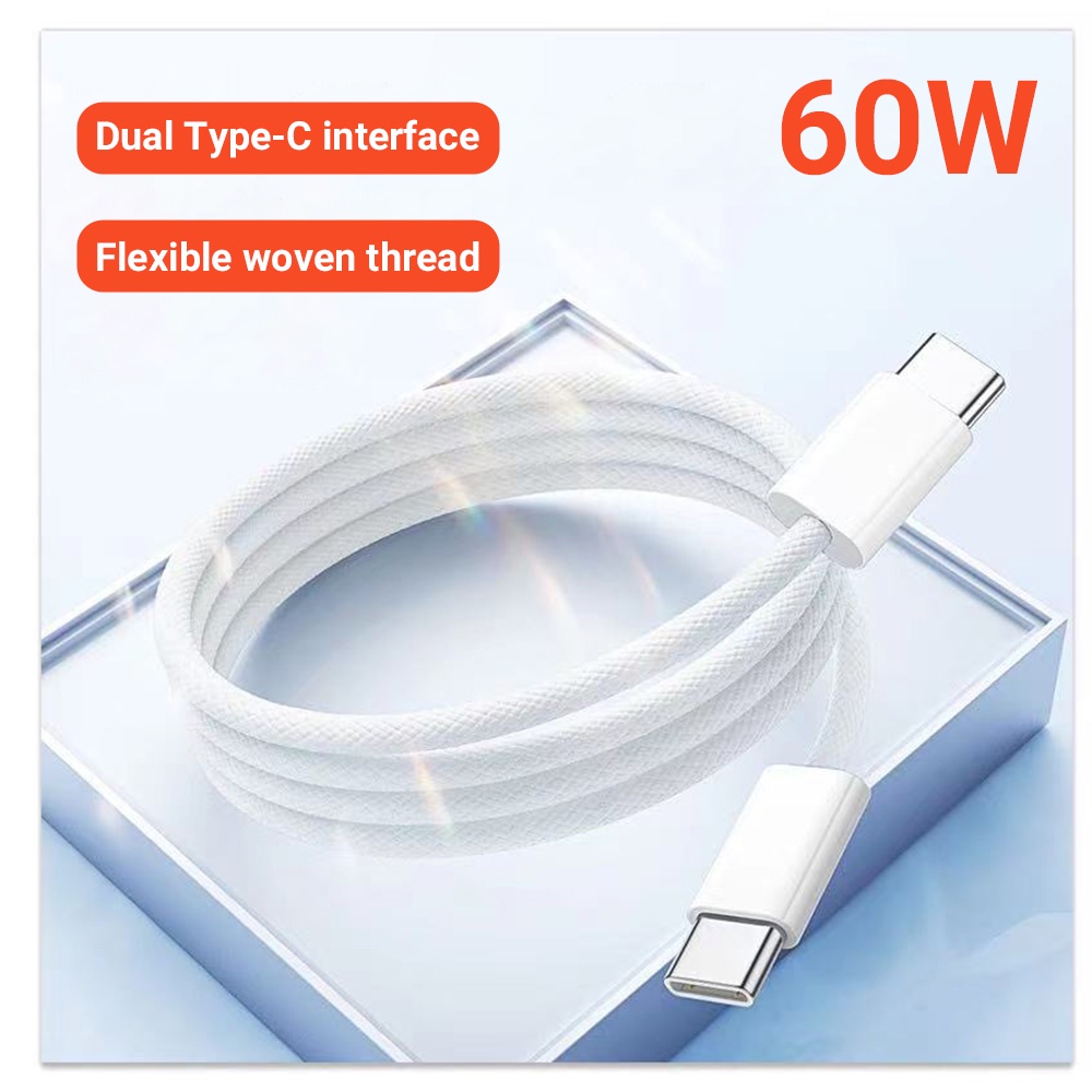 60W PD Fast CHARGING CABLE Type-C TO Type-C สาย USB Fast Charger ข้อมูล ...