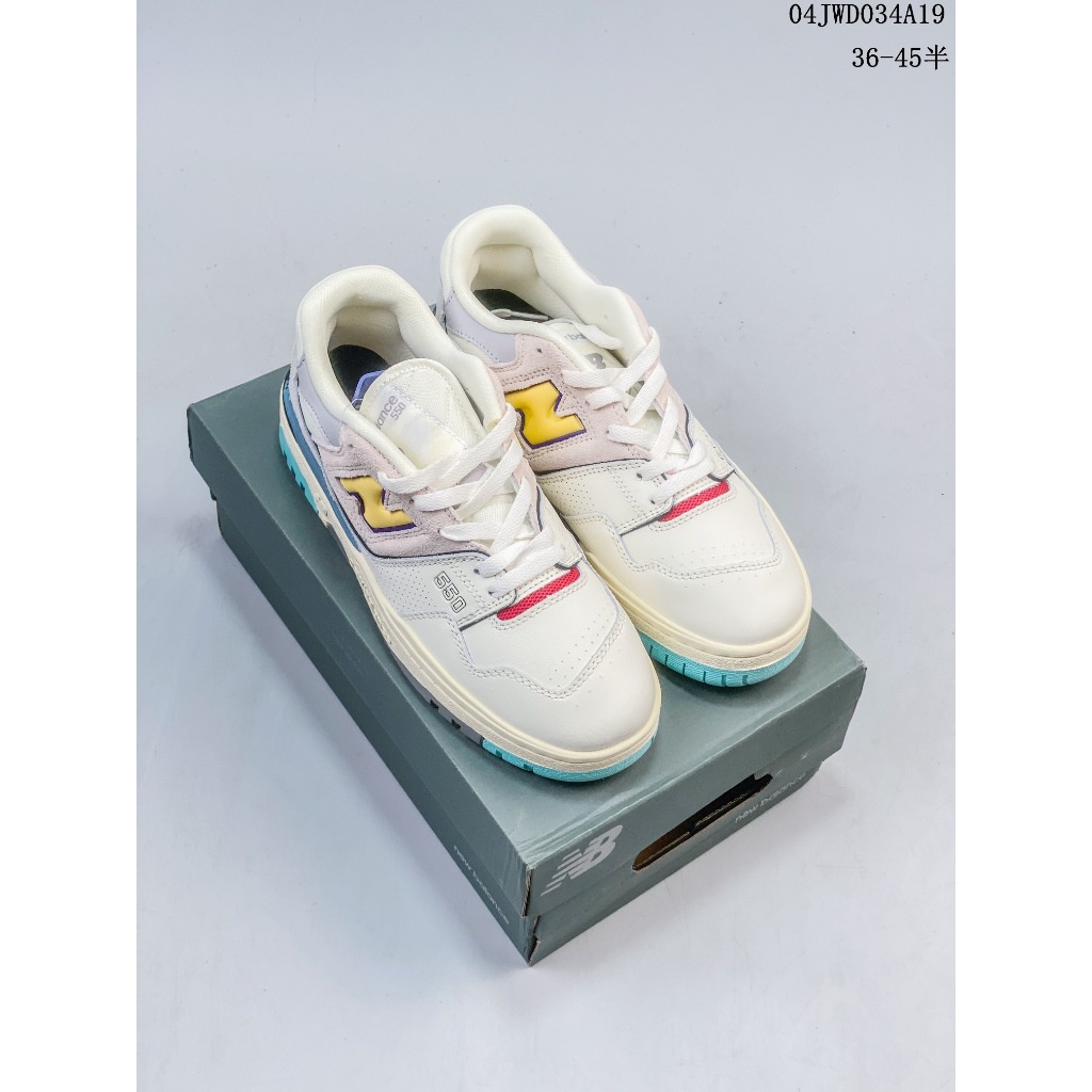 New Balance NB550 BB ป้องกันการลื่นไถลดูดซับแรงกระแทกวินเทจบาสเกตบอล ...