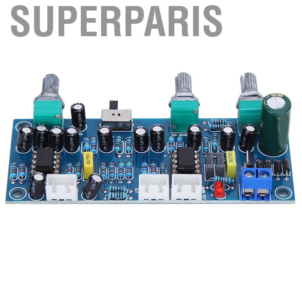 Superparis Preamp Board 2.1 Channel Subwoofer Low Pass Filter Amplifier ...