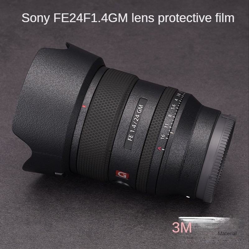 ฟิล์มสติกเกอร์คาร์บอนไฟเบอร์ ป้องกันเลนส์กล้อง 3M สําหรับ SONY FE24-1 ...