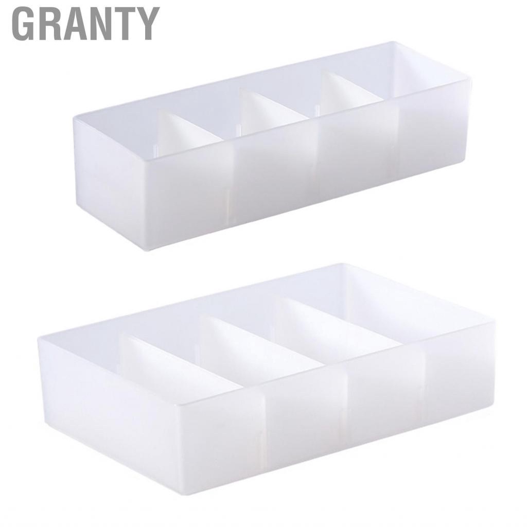 Granty 4 Section Drawer Organizer Tray with Removable Partition ...
