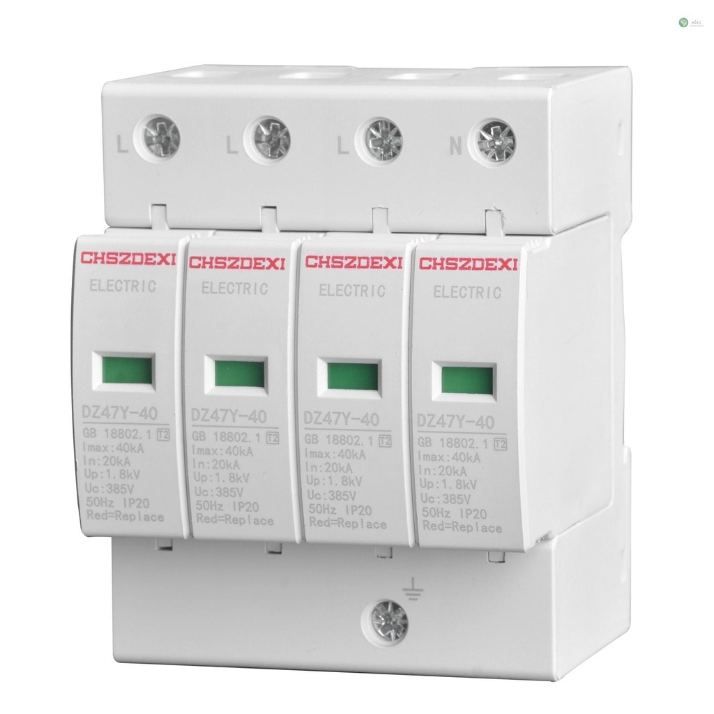 [พร้อมส่ง] อุปกรณ์ป้องกันไฟกระชาก DZ47Y-40KA 385V 4P | Shopee Thailand