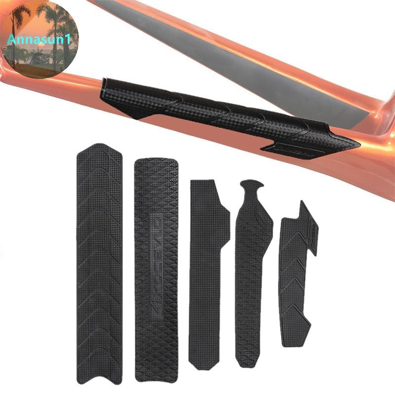 Annasun MTB Road Bike Chain Protector Chainstay ซิลิโคนจักรยานกรอบ Care Guards Self-Adhesive ฝา ...