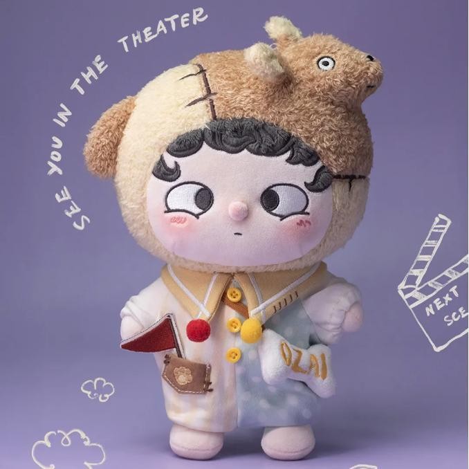 Ozai OZAI Puppy Double Plush Doll Classic Big Shoulder Bag Peripheral ...
