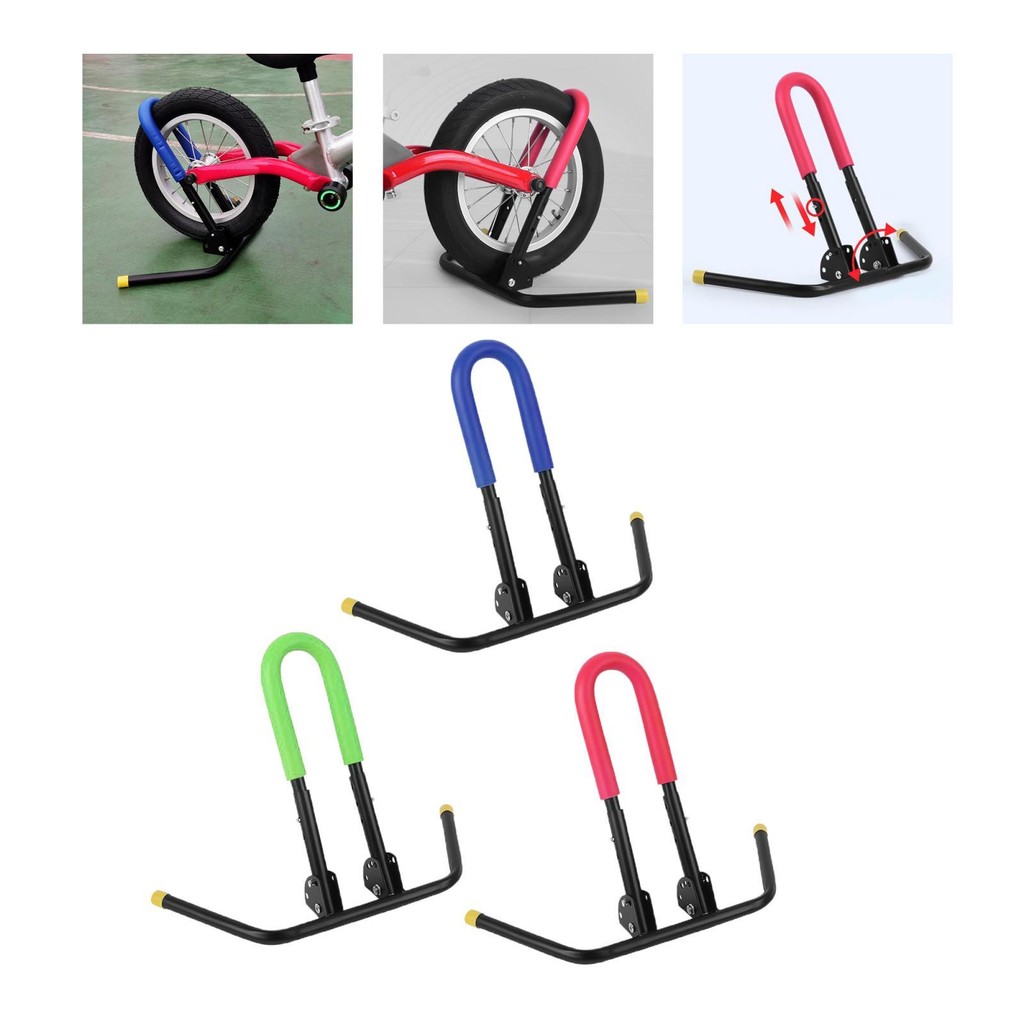 [unjitsh] Balance Bike Rack Storage Stop Stand พับชั้นที่จอดรถแบบพกพา ...