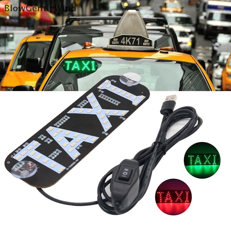 Blowgentlywind Taxi Light,Dual Colours Taxi LED Sign Decor, ไฟ LED Taxi ...