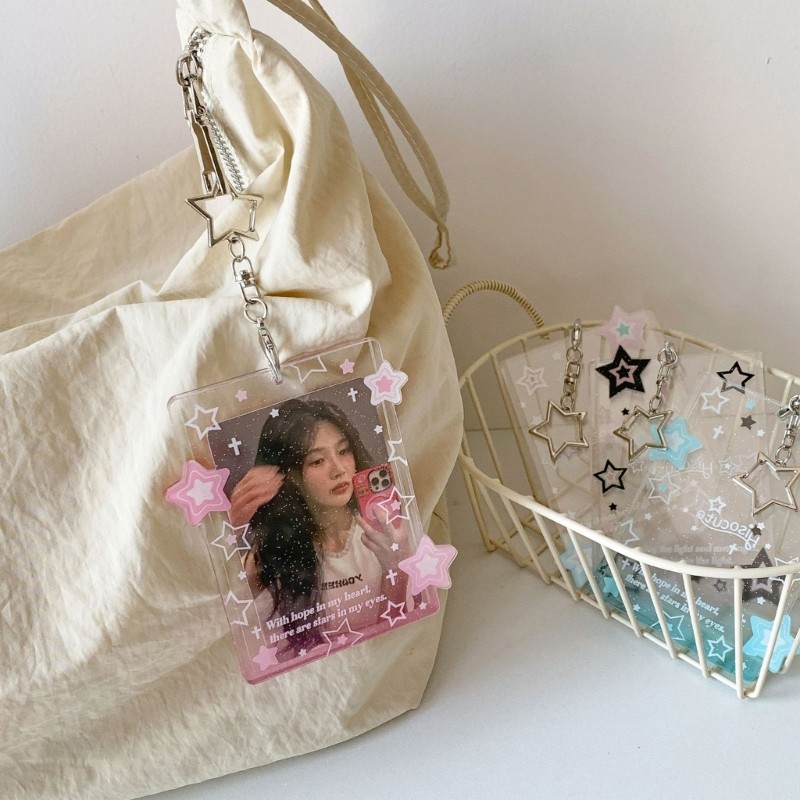 Siy Stylish Star Card Holder พวงกุญแจอินเทรนด์ ตกแต่งสำหรับแสดงความรัก ...