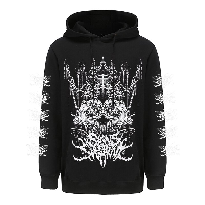เสื้อกันหนาว มีฮู้ดดี้ โลหะนิ่ม ลายวงร็อค Deathcore Punk 6 แบบ | Shopee ...