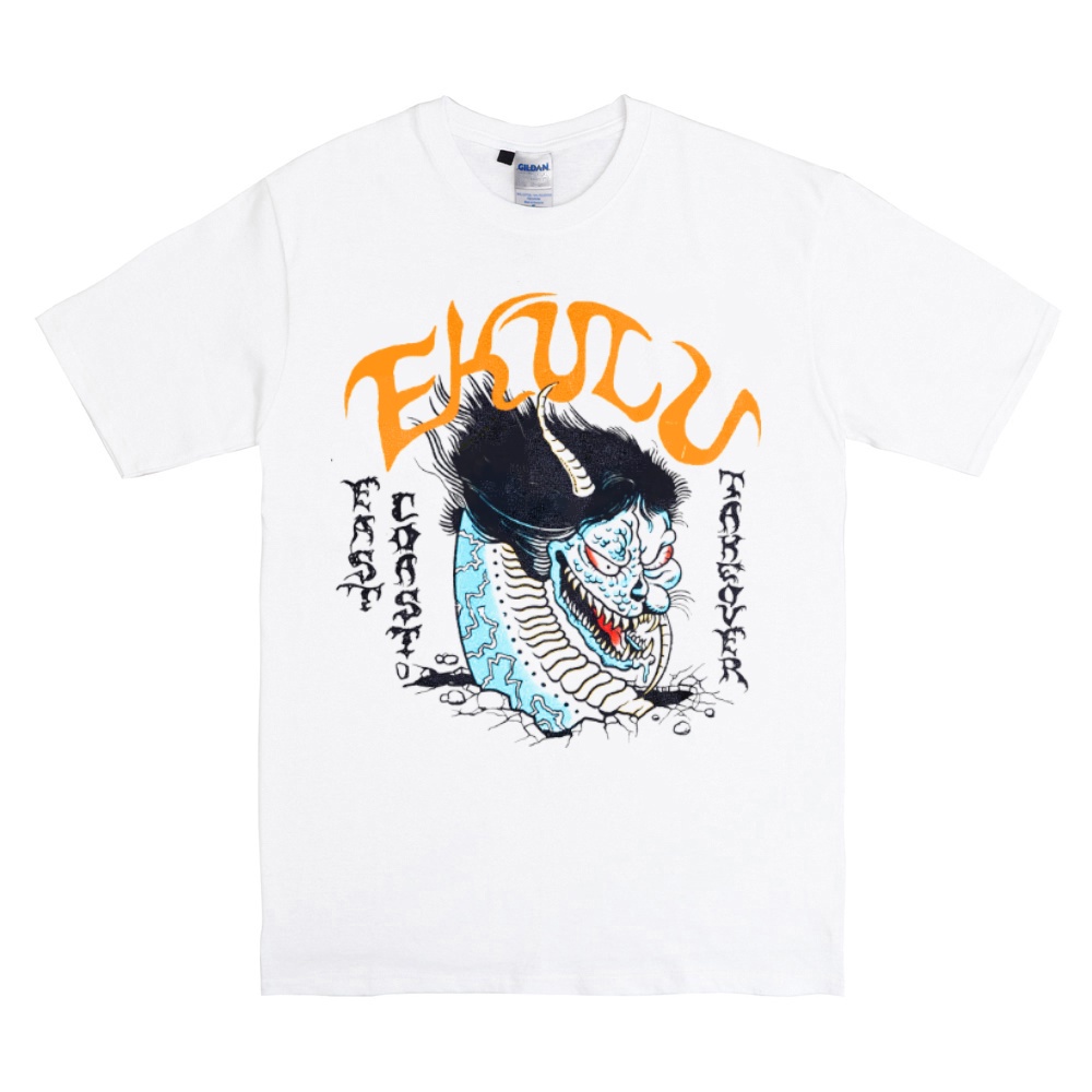 ความร้อน [S-5XL]ผ้าฝ้าย 100% Kaos Band EKULU From New York Hardcore ...
