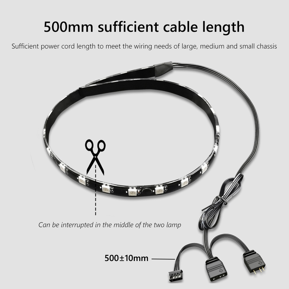 แถบไฟ LED SATA 3PIN RGB Cm-ls40 5V ARGB 4pin สําหรับคอมพิวเตอร์ ...