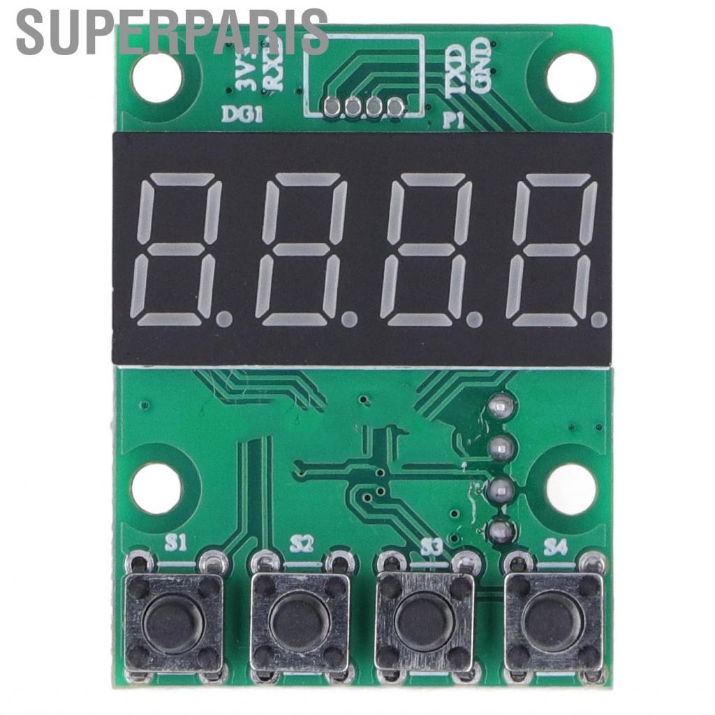 Superparis WSLED4 PLC Industrial Controller Board Display Delay Module Digital Tube | Shopee ...