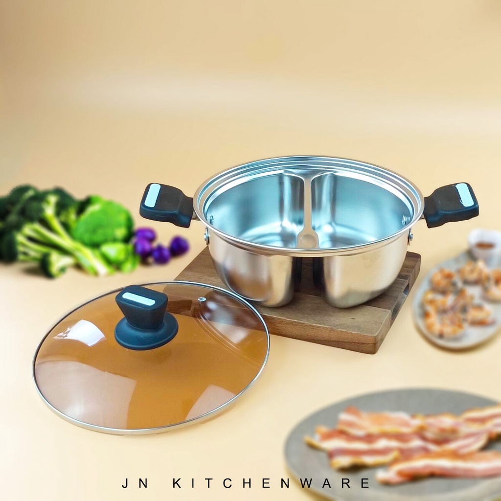 หม้อชาบู 2 ช่อง YKC | Shopee Thailand