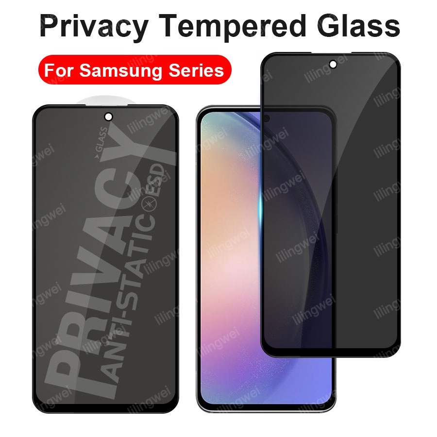 กาวเต็มรูปแบบ ป้องกันความเป็นส่วนตัว กระจกนิรภัย ฟิล์มกันรอยหน้าจอ สําหรับ Samsung Galaxy A56 ...