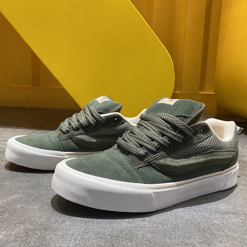 Vans Vault Knu Skool VR3 LX X Imran Potato Knu Skool Dark Green Low Top ...