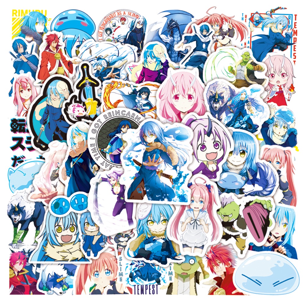That Time I Got Reincarnated as a Slime Series 01 Stickers 50Pcs/Set ...