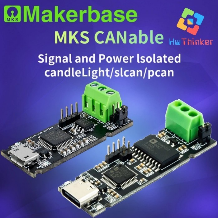 Makerbase CANable USB to CAN canbus debugger อะแดปเตอร์วิเคราะห์แยก VESC ODRIVE clipper | Shopee ...