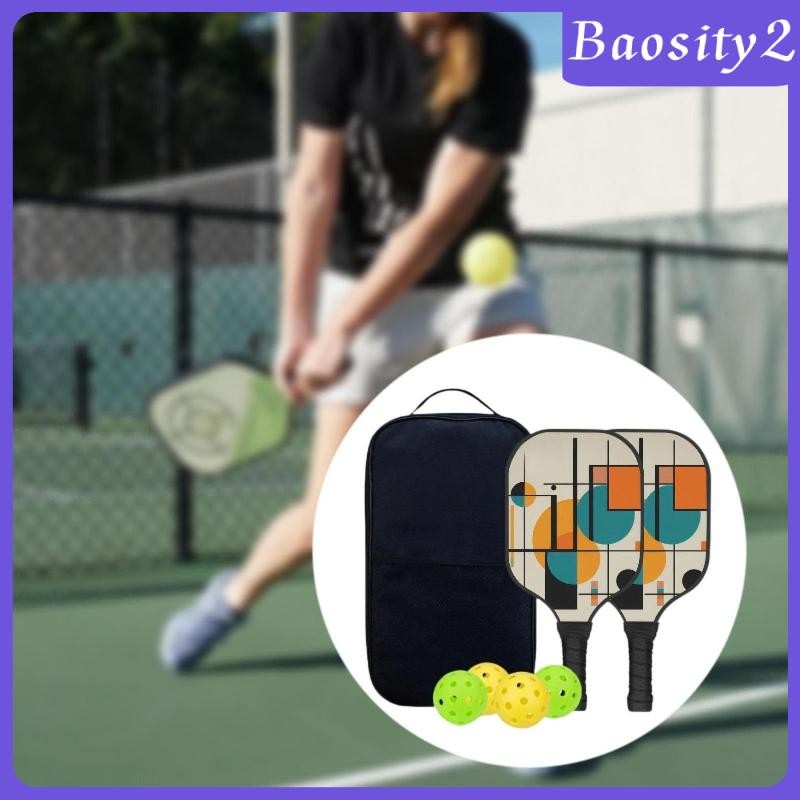 [Baosity2] ชุดพรีเมี่ยม 2 ลูก Pickleball Racquets Professional Grip ...