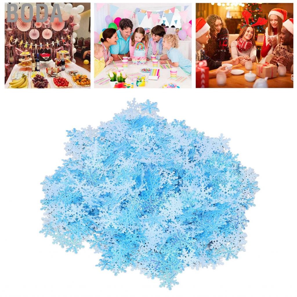 Boda Winter Confetti Multi Purpose Holiday Vibes 1000pcs เกล็ดหิมะกว้าง ...