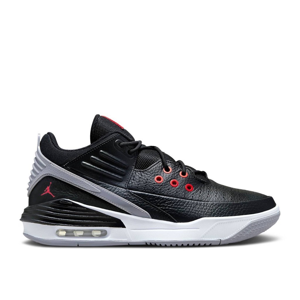 Nike Air Jordan Max Aura 5 Black Cement Grey Red White DZ4353-061 Mens ...