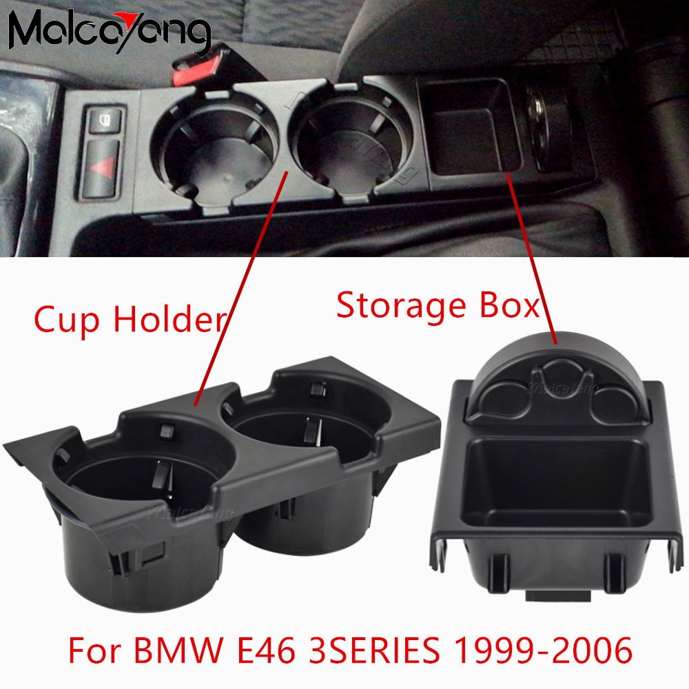 For BMW E46 3 Series 1999-2006 Dual Hole New Car Front Center Console ...