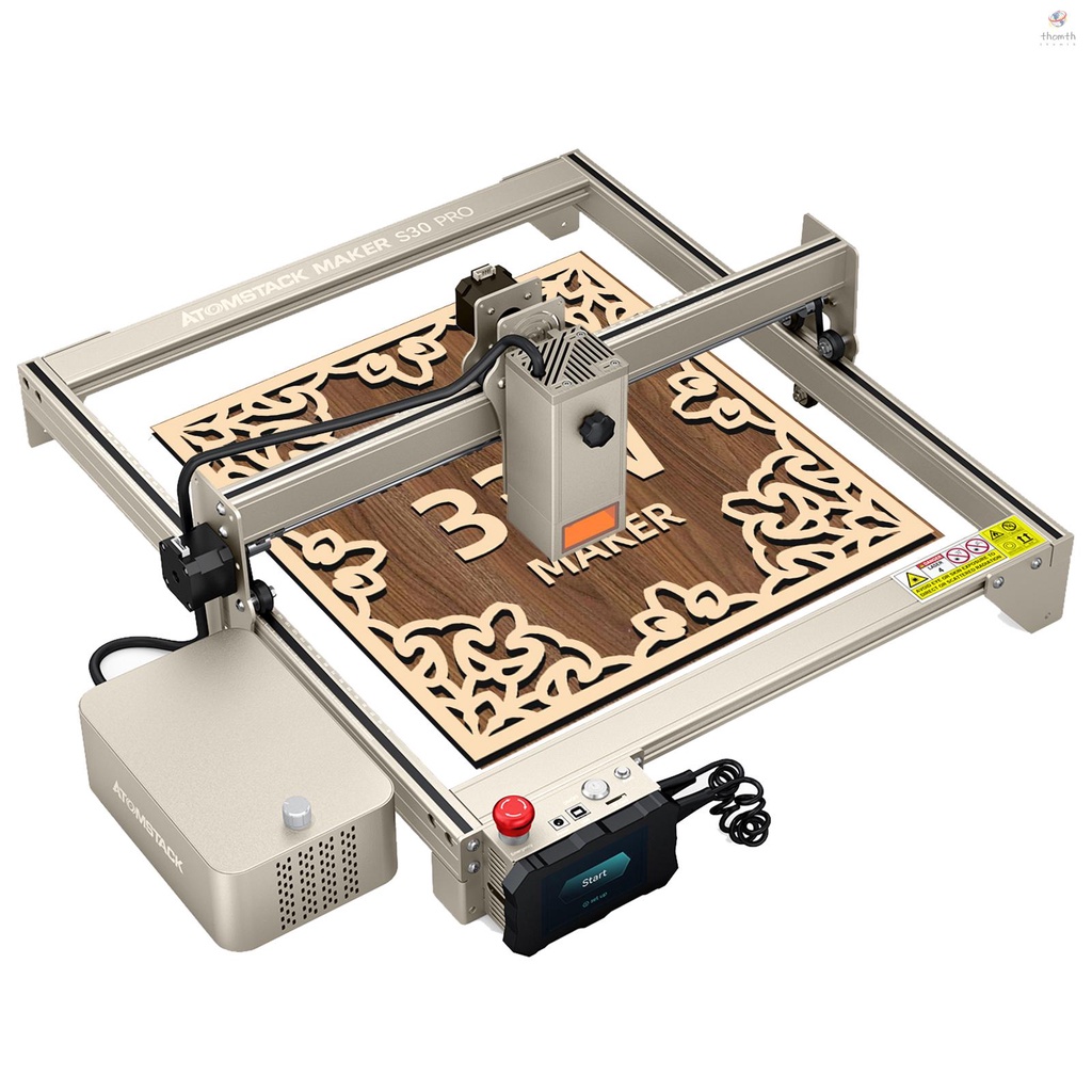 [TTHO] เครื่องแกะสลักเลเซอร์ S30 Pro 33W 400x400 มม. 6 แกน พร้อมระบบ ...