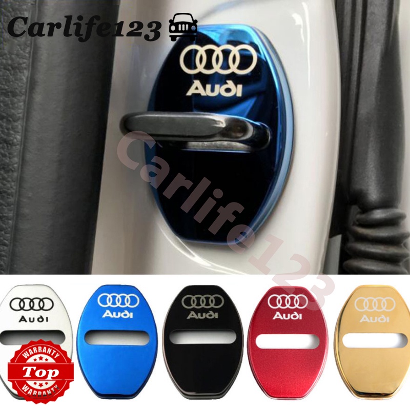 ฝาครอบกลอนประตู สเตนเลส ป้องกันสนิม สีดํา สําหรับ Audi A3 A4L A6L Q3 Q5 | Shopee Thailand