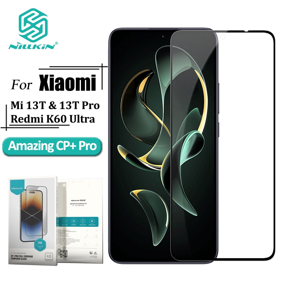 Nillkin กระจกนิรภัยแบบเต็มหน้าจอสําหรับ Xiaomi 13T / 13T Pro Anti Scratch ลายนิ้วมือ Anti-Glare ...