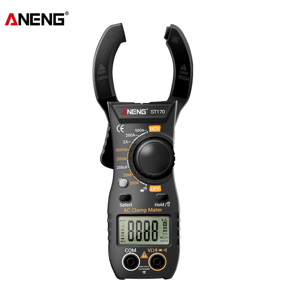 แคลมป์มิเตอร์ดิจิตอล ANENG ST170/ST180/AT619 Digital Clamp Meter DC ...