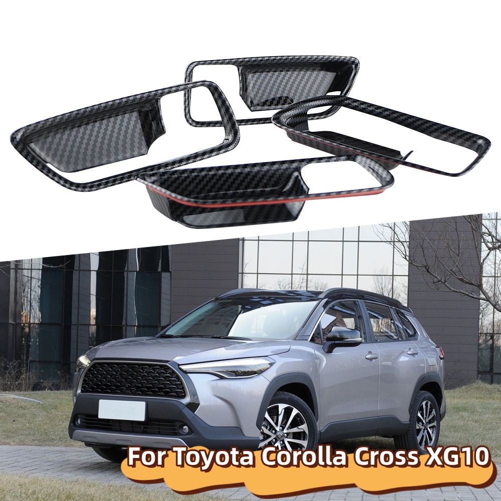 สติกเกอร์คาร์บอนไฟเบอร์ ป้องกันรอยขีดข่วน สําหรับติดประตูรถยนต์ Toyota ...