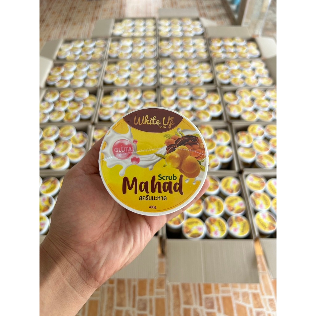 White Up Scrub Mahad ไวท์อัพ สครับมะหาดกลูต้า สครับขัดผิว เนื้อสครับ ...