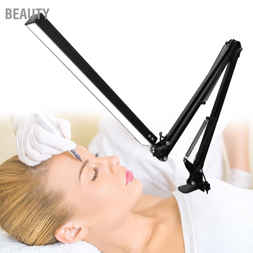 Beauty คลิปแขนยาว Light Eyeshield พับโคมไฟตั้งโต๊ะ LED สำหรับทำเล็บมือ ...