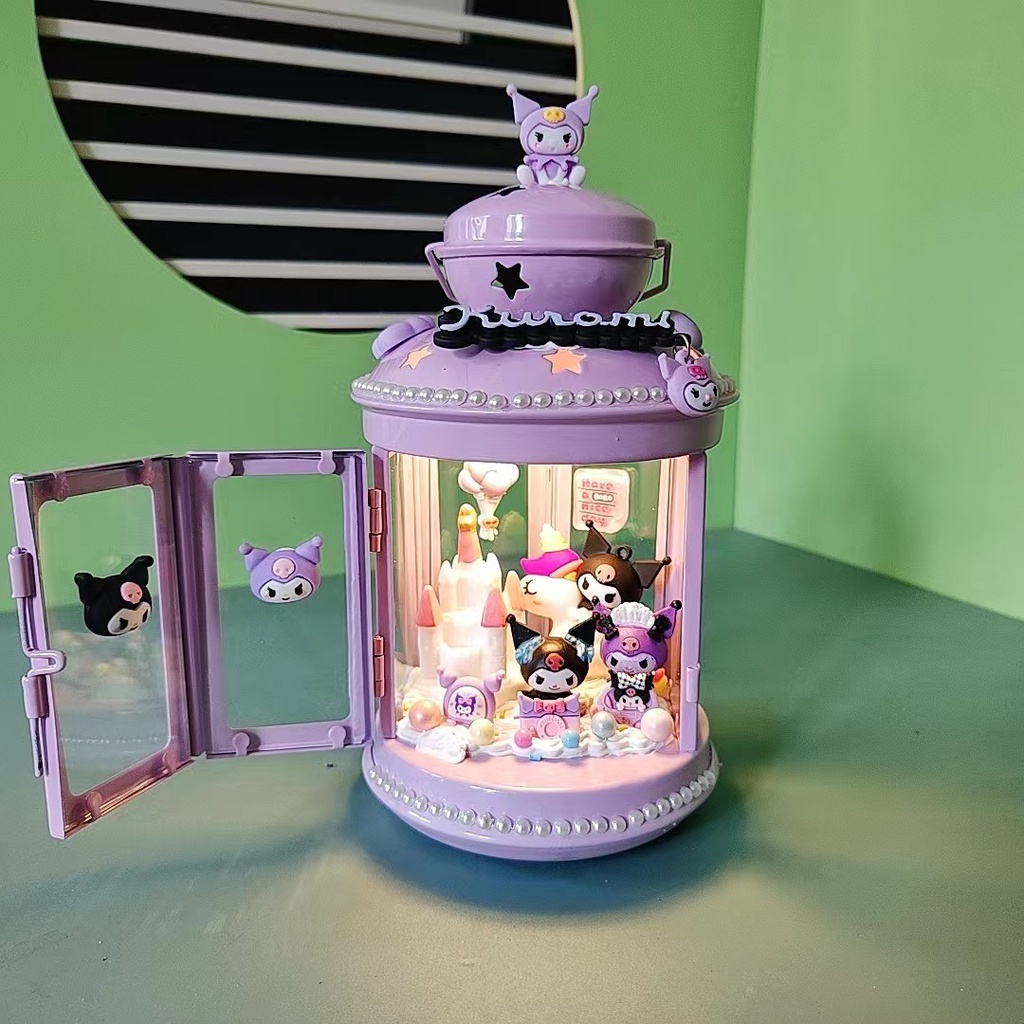 ฟิกเกอร์ Sanrio Series Kuromi Cinnamon Dog Hello Kitty Pudding Dog ...