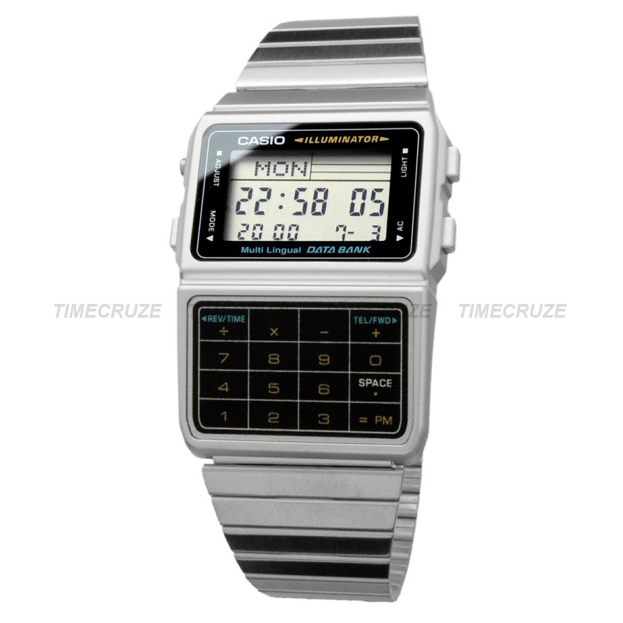 [Time Cruze] Casio DBC-611 Illuminator Data Bank Calculator Adjustable Men Watch DBC-611-1D ...
