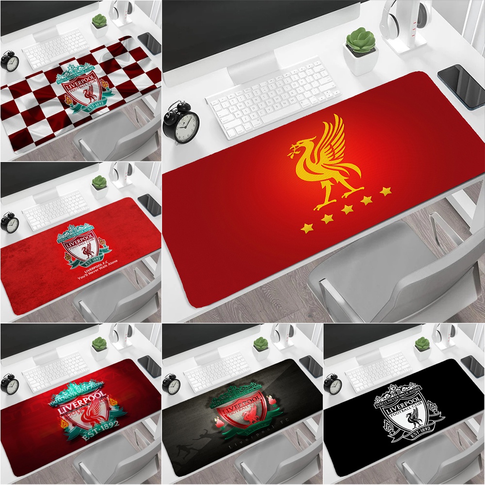 Liverpool แผ่นรองเมาส์ คีย์บอร์ด พิมพ์ลายฟุตบอล ขนาดใหญ่ 60x30 ซม. ...