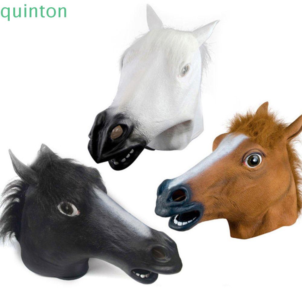 Quinton BoJack Horseman Head Cover For Women Men Funny Horse Mask Trick ...