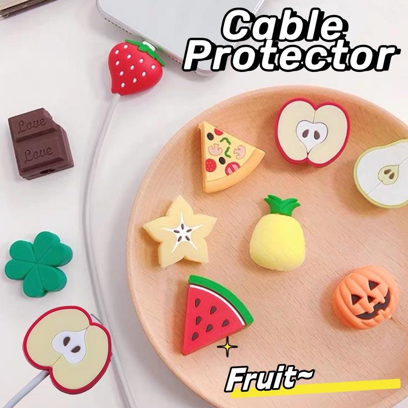 ⭐️ส่งจากไทย Cable Bite ตัวกันสายชาร์จหัก ถนอมสายชาร์จ ที่กันสายหัก ลายการ์ตูน ลายขนมน่ารัก cable ...