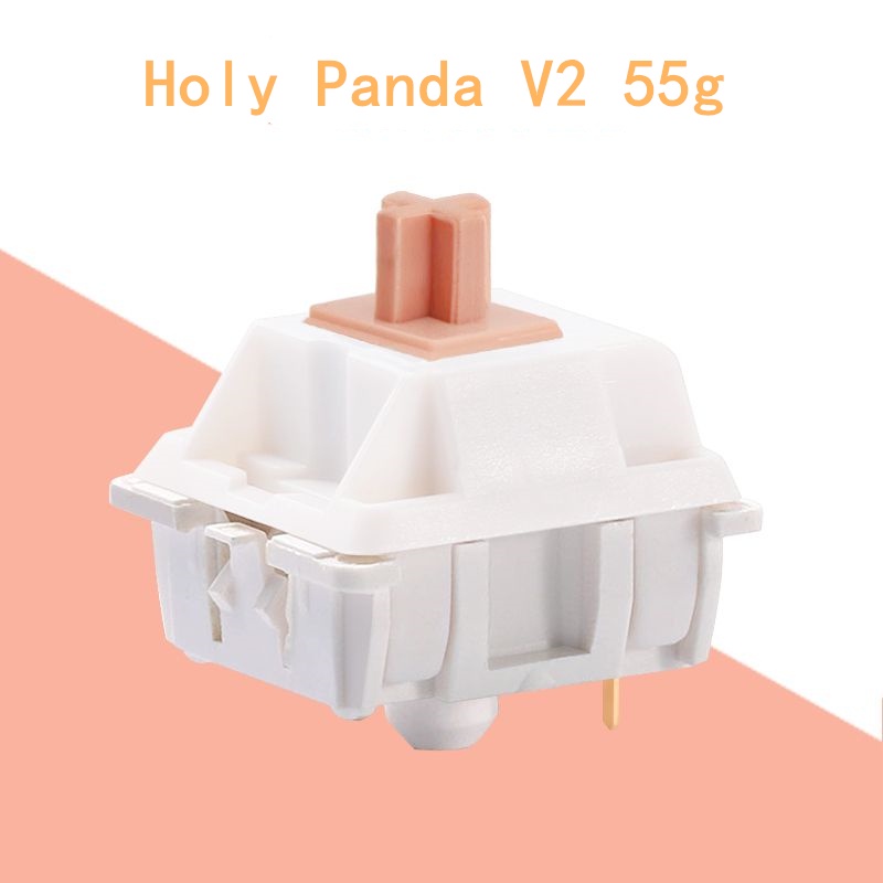 Mmd Holy Panda V2 Prelubed Switch สวิตช์สัมผัส 55g POM คีย์บอร์ด 3Pins DIY | Shopee Thailand