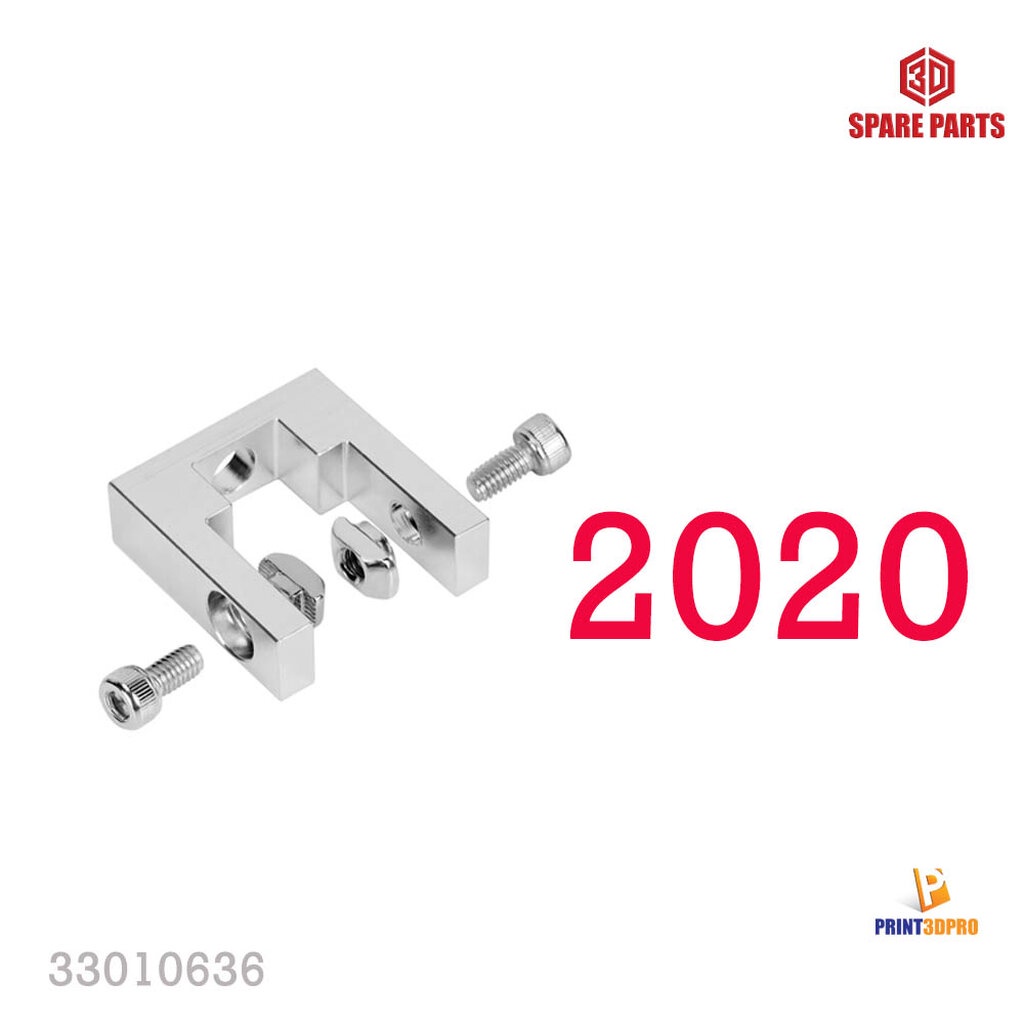 2020 2040 Aluminum Alloy Profile Fixing Block 3D Printer Part for MGN12 Linear Guide Rail Fixed ...