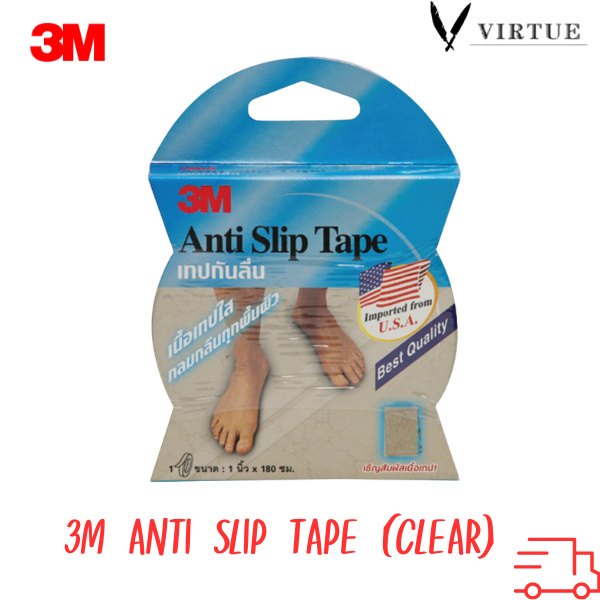 3M Anti-Slip Tape Clear 1 inch X 180 cm เทปกันลื่นชนิดม้วนใส สำหรับงาน ...