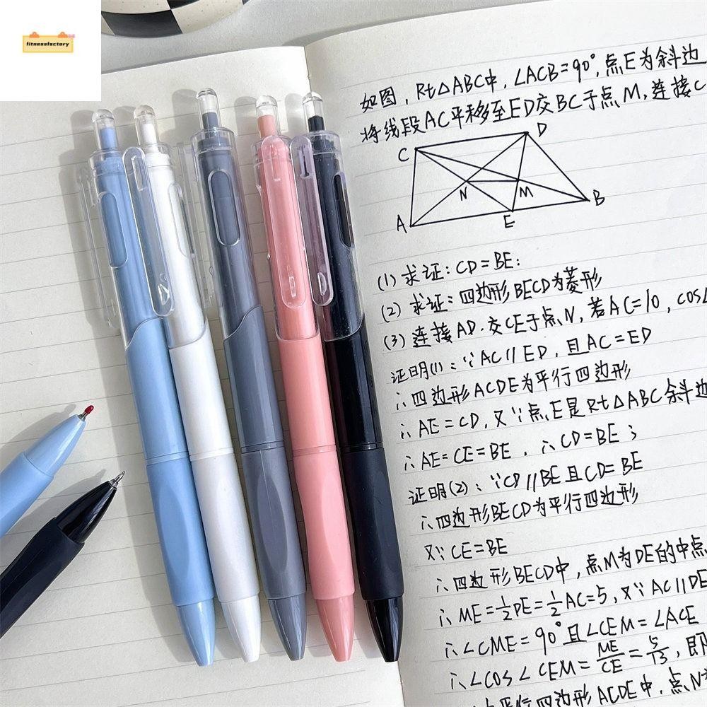 Fitnessfactory Morandi Press Neutral Pen, ปากกาเขียนตัวย่อสร้างสรรค์ ...