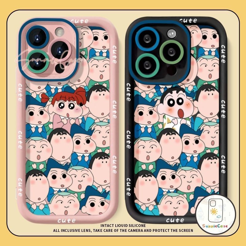 น่ารัก เคสคู่ เคส ชินจัง สำหรับ Redmi 13C 9T A1 10C 2C 12 10A 19A 9 9C ...
