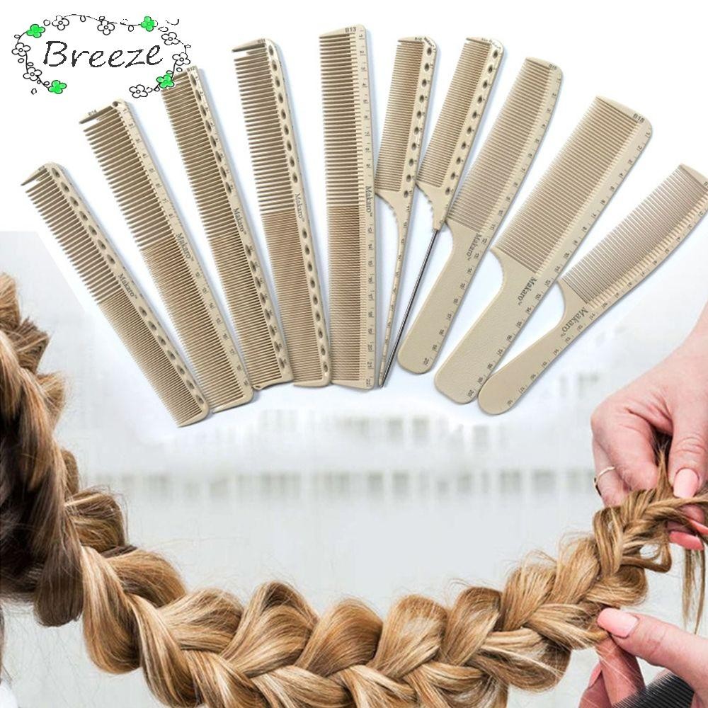 Breeze หวีจัดแต่งทรงผม HOT Ruler Comb Salon เครื่องชั่งพลาสติก | Shopee ...